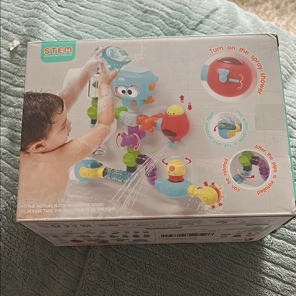 stem | Toys | Stem Bath Time Fun Toy Blue And Yellow | Poshmark